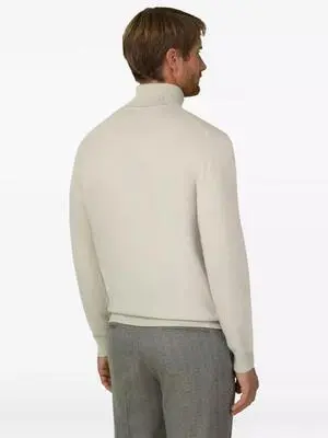 Boggi Milano Turtleneck Jumper In Cashmere