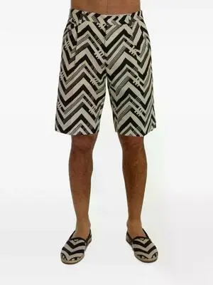 Dolce & Gabbana Chevron-print Shorts