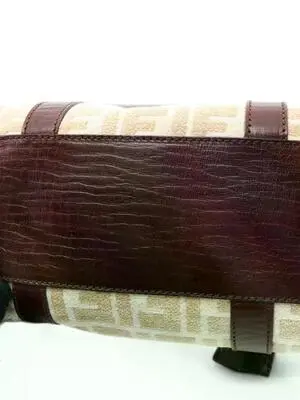 Fendi 2010s Mini Zucca Boston Tote Bag