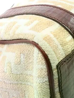 Fendi 2010s Mini Zucca Boston Tote Bag