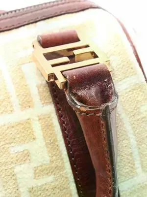 Fendi 2010s Mini Zucca Boston Tote Bag