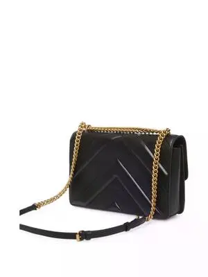 Pinko Medium Love Bag One Light Chevron Nappa Leather Crossbody Bag