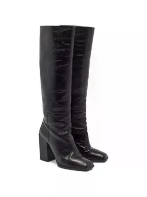 Dolce & Gabbana Square-toe Knee-high Boots