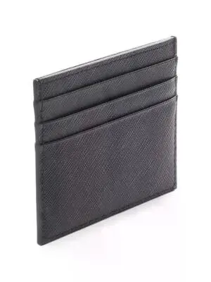 Prada 2020s Saffiano Triangle Card Case