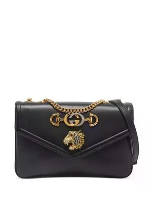 Gucci Rajah Interlocking G Horsebit Shoulder Bag