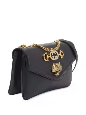 Gucci Rajah Interlocking G Horsebit Shoulder Bag