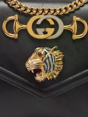 Gucci Rajah Interlocking G Horsebit Shoulder Bag