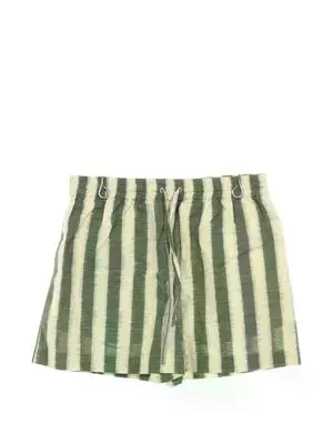 Dior 2010s Striped Shorts - Green