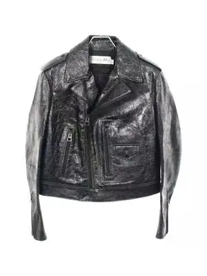 Dior 2010s Eiffel Tower Leather Jacket
