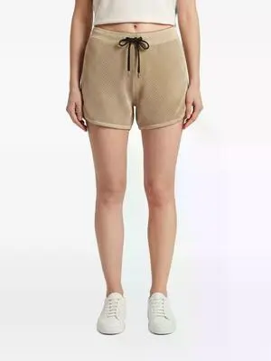 Brunello Cucinelli Mesh Drawstring Shorts - Neutrals