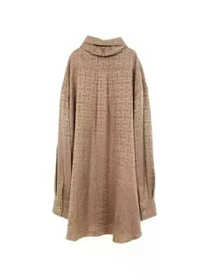 Hermès 2010s Mosaic Long-sleeve Shirt - Neutrals