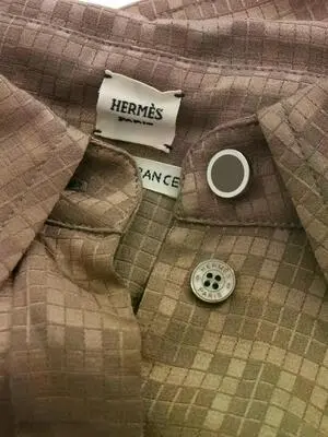 Hermès 2010s Mosaic Long-sleeve Shirt