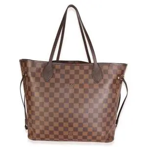 LOUIS VUITTON Damier Ebene Canvas Neverfull Mm - Brown