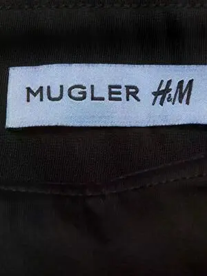 Thierry Mugler X H&m Spiral-panelled Jersey Leggings