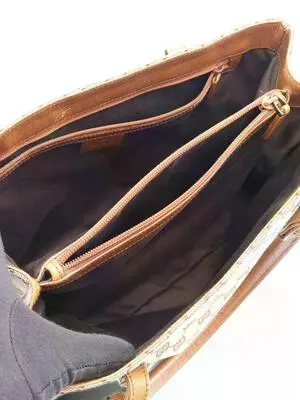 Gucci 2010s Bamboo Gg-canvas Tote Bag - Neutrals