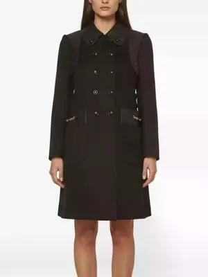 Gucci Horsebit Double-breasted Coat - Black