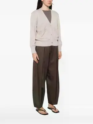 INTRECCI V-neck Patch-pocket Cardigan