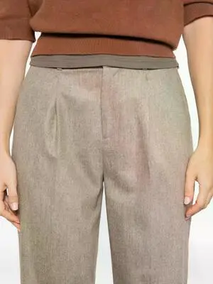 PT TORINO Pleated Wool Trousers