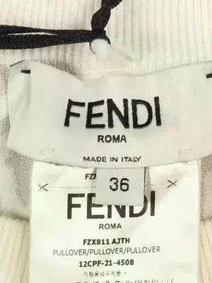 Fendi 2010s Reversible Logo-pattern T-shirt