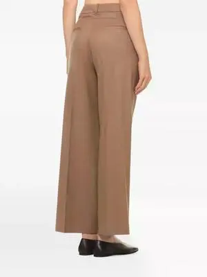 Peserico Wide-leg Trousers - Brown