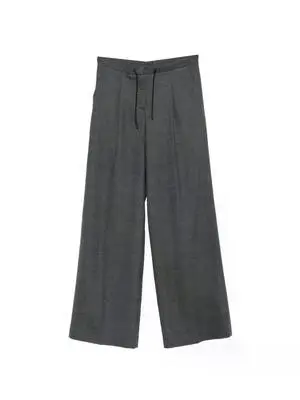 NINE:INTHE:MORNING Eldara Pleated Drawstring Trousers - Grey