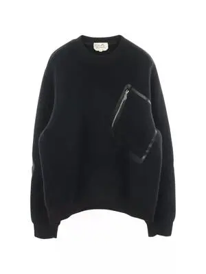 Hermès 2010s Leather-trim Sweatshirt