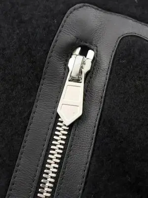 Hermès 2010s Leather-trim Sweatshirt