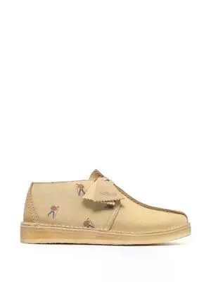 Clarks Desert Trek Printed Lace-up Shoes - Neutrals