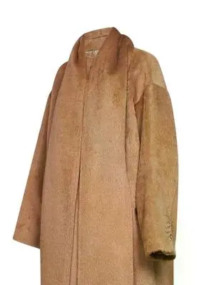 Dolce & Gabbana Scarf-detail Single-breasted Coat