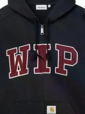 Carhartt Work In Progress Logo-appliqué Zip-up Hoodie