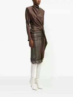 16Arlington Hedda Sequin-embellished Midi Skirt