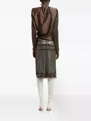 16Arlington Hedda Sequin-embellished Midi Skirt