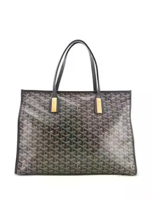 Goyard Marquises Bag Coated Canvas Tote Bag - Black