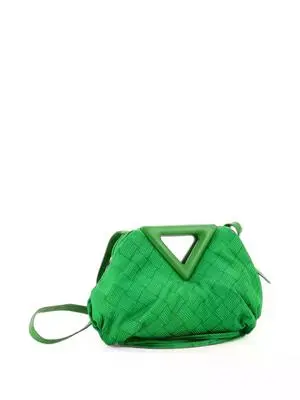 Bottega Veneta Point Intrecciato Effect Jacquard Small Shoulder Bag