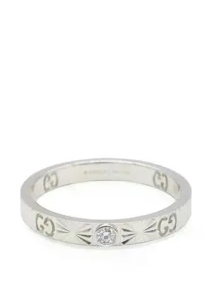 Gucci 2010s Icon Heart Ring - Silver