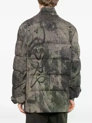 Yohji Yamamoto Printed Padded Jacket