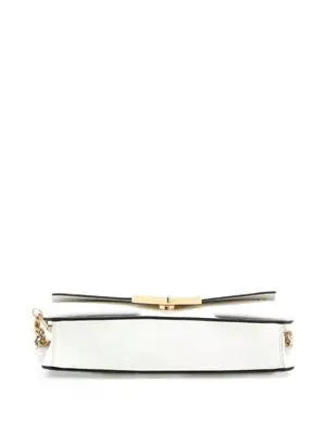 Prada Triangle Logo Plaque Envelope Chain Shoulder Bag Saffiano Leather Crossbody Bag
