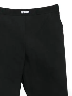 MSGM Logo-waistband Trousers