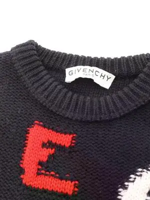 Givenchy 2010s Logo Knit Sweater