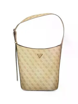 Guess Monogram-print Tote Bag - Neutrals