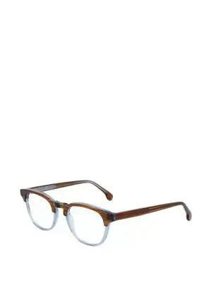 Paul Smith Abbot Round-frame Glasses - Brown