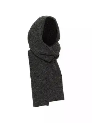 GESTUZ Alpha Hooded Scarf - Grey