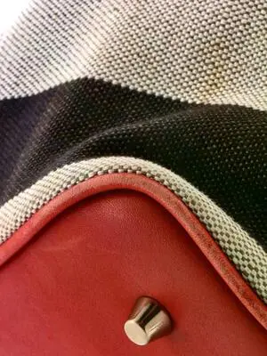 Burberry Ashby Bag House Check Canvas Medium Bucket Bag