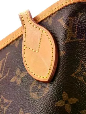 LOUIS VUITTON Neverfull Nm Monogram Canvas Mm Tote Bag - Brown