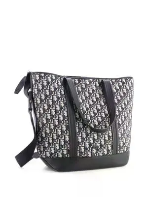 Dior Voyage Convertible Oblique Canvas Tote Bag