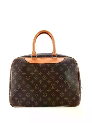 LOUIS VUITTON Deauville Monogram Canvas Handbag - Brown