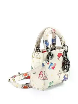 Dior Lady Bag Pixel Zodiac Printed Calfskin Mini Shoulder Bag