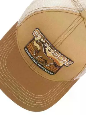 Stetson Logo-patch Mesh-panel Baseball Cap