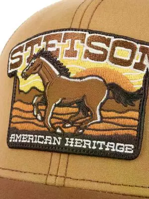 Stetson Logo-patch Mesh-panel Baseball Cap