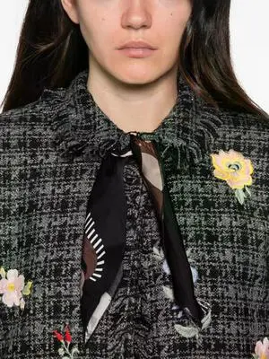 5 PROGRESS Embroidered Tweed Jacket